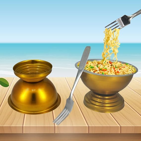 Buy The Little Big Store Stainless Steel Maggi Bowl for Noodles, Soups ...