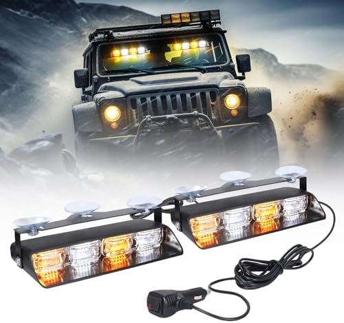 Amazon.com: OPP ULITE Led Strobe Lights 2 in 1, 48pcs Led, 26 Flash ...