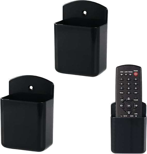 Nuqin Wall Mount Remote Control Holder,2Pcs Not Easy to Accumulate TV ...