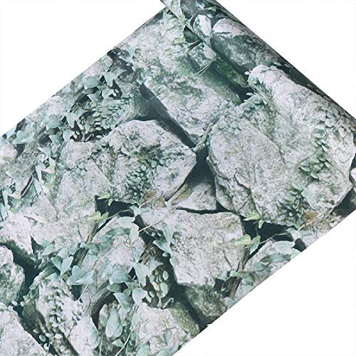 Jaamso Royals Vinyl Stone Peel and Stick Self Adhesive Wallpaper (45 X ...