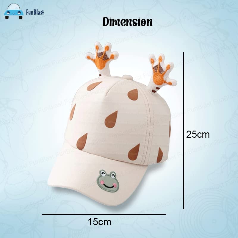 Buy FunBlast Cartoon Cap for Kids – Frog Print Cap for Boys Girls ...