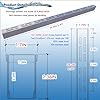 Amazon.com: Pool Deck Drain 1.7-Inch Wide X 3.3-Feet Long,Silver ...