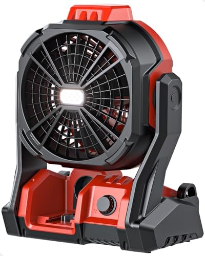 Amazon.com: DeForce Battery Operated Fan, for Milwaukee M18 18V Battery ...