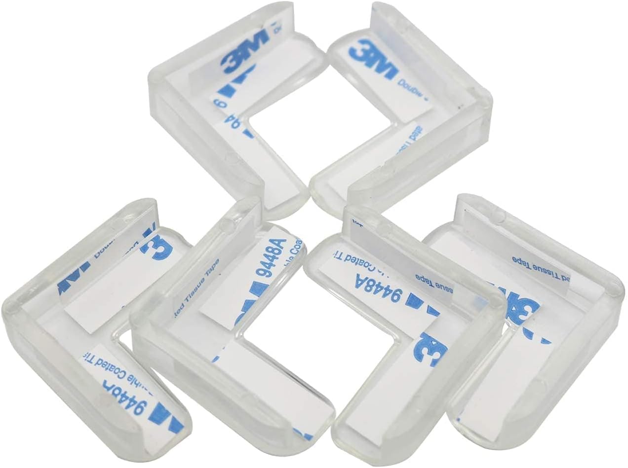 Amazon.com : BdiliUSA6 Packs PVC Transparent L Type Corner Protectors ...