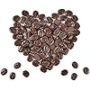 Amazon.com: Luckforest Artificial Coffee Beans, 130 Pcs Large ...