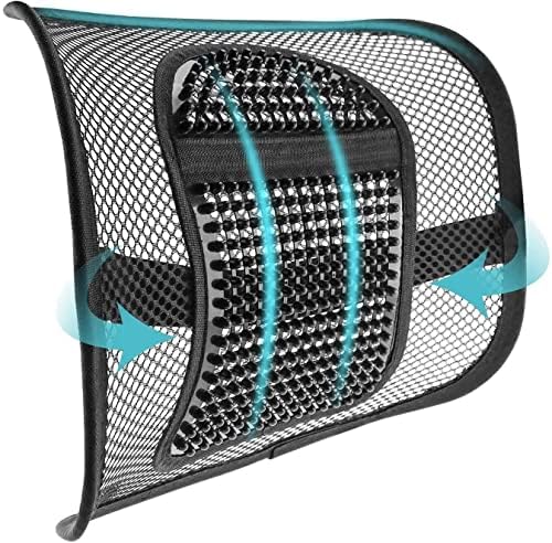 MantraRaj Mesh Back Support | Mesh Lumbar Support Cushion Air Flow ...