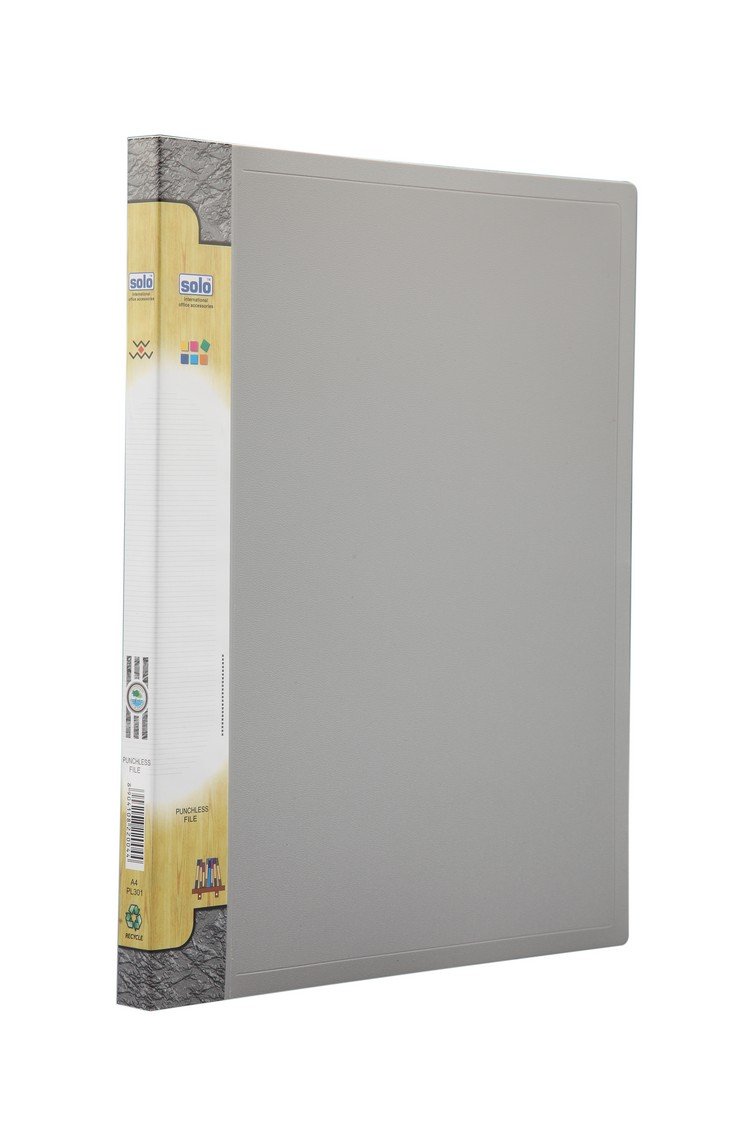 Solo PL- 301 Punchless File (Lever Clip) A4 - Tango Grey : Amazon.in ...