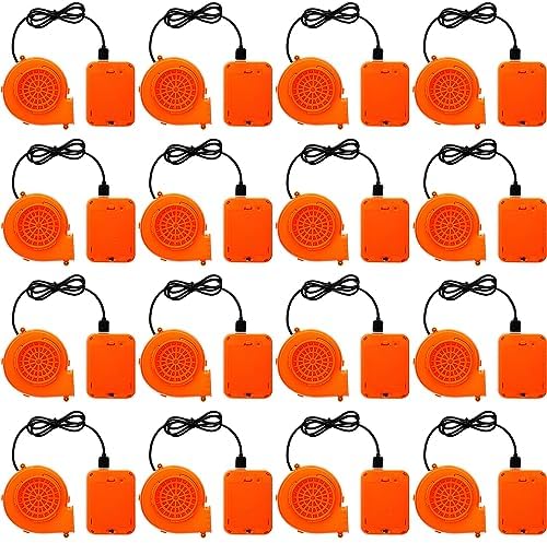 Amazon.com: Hiboom 16 Pack Mini Blower Fan Inflatable Costume Fan ...