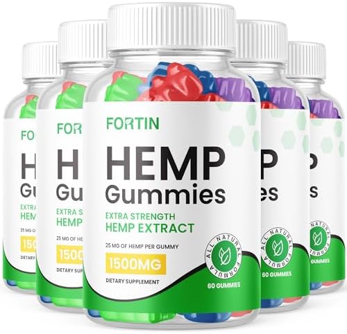 Amazon.com: (5 Pack) Fortin Hemp Gummies, Fortin Gummies Advanced ...