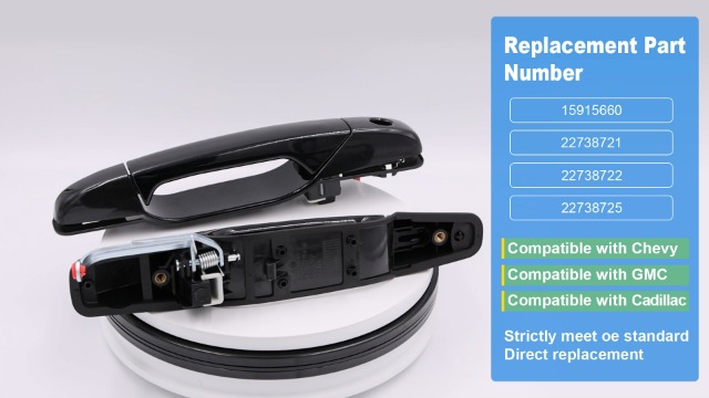 Watch JDMON Outer Door Handle Compatible with Chevy GMC Cadillac on ...