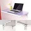Amazon.com: Wall Desk Computer Floating Folding Home Office PC Table ...