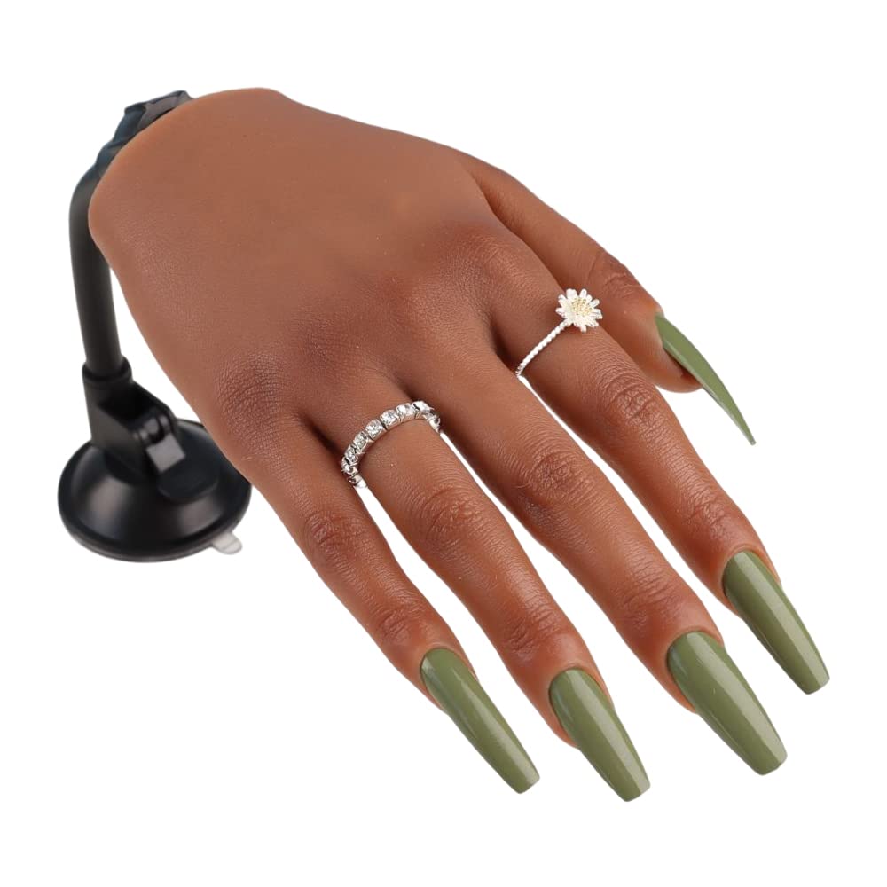 Amazon.com: Practice Hand for Acrylic Nails with Stand Bracket ...