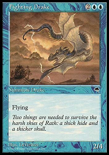 Amazon.com: Magic The Gathering - Fighting Drake - Tempest : Toys & Games