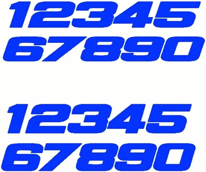 Motorcycle Sticker Phone Number 1234567890 Reflective Car Stickers Moto ...
