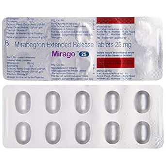 Mirago 25 - Strip of 10 Tablets : Amazon.in: Health & Personal Care