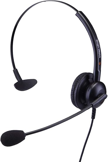 eartec office Single Ear Headset for Mitel MiVoice 6920 IP & 6930 IP ...
