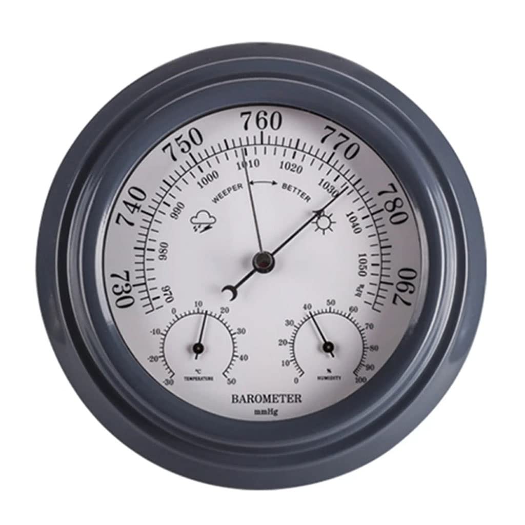 Amazon.com: WALNUTA 3 in 1 Thermometer Hygrometer Barometer Wall ...