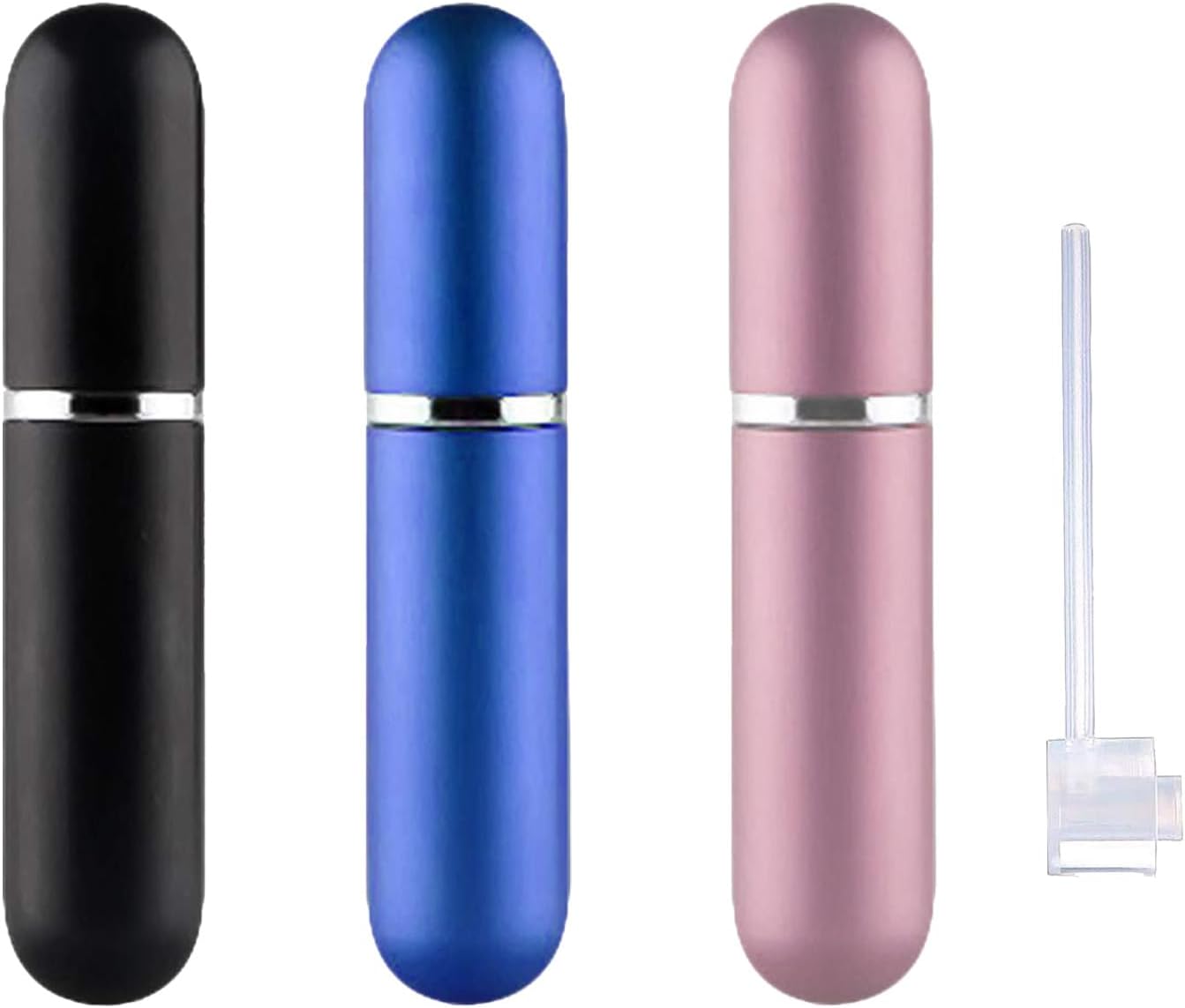 Amazon.com: KoMe 3Pcs Mini Perfume Travel Refillable 5ml, Elegant ...