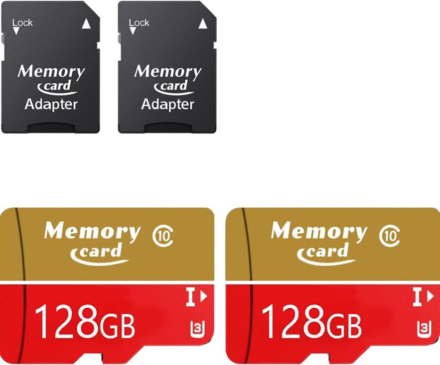 Amazon.com: 128GB 2 Pack Micro Card Memory Card TF Card Full HD & 4K ...