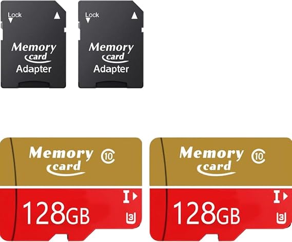 Amazon.com: 128GB 2 Pack Micro Card Memory Card TF Card Full HD & 4K ...