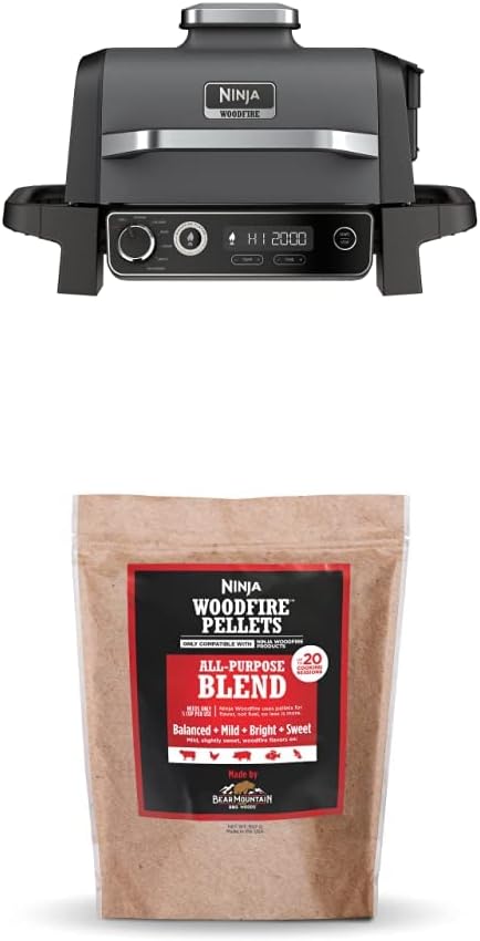 Ninja OG701 Woodfire Outdoor Grill, 7-in-1 Master Grill, BBQ Smoker ...