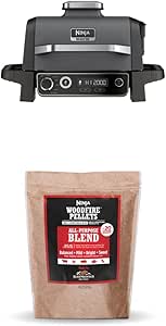 Ninja OG701 Woodfire Outdoor Grill, 7-in-1 Master Grill, BBQ Smoker ...