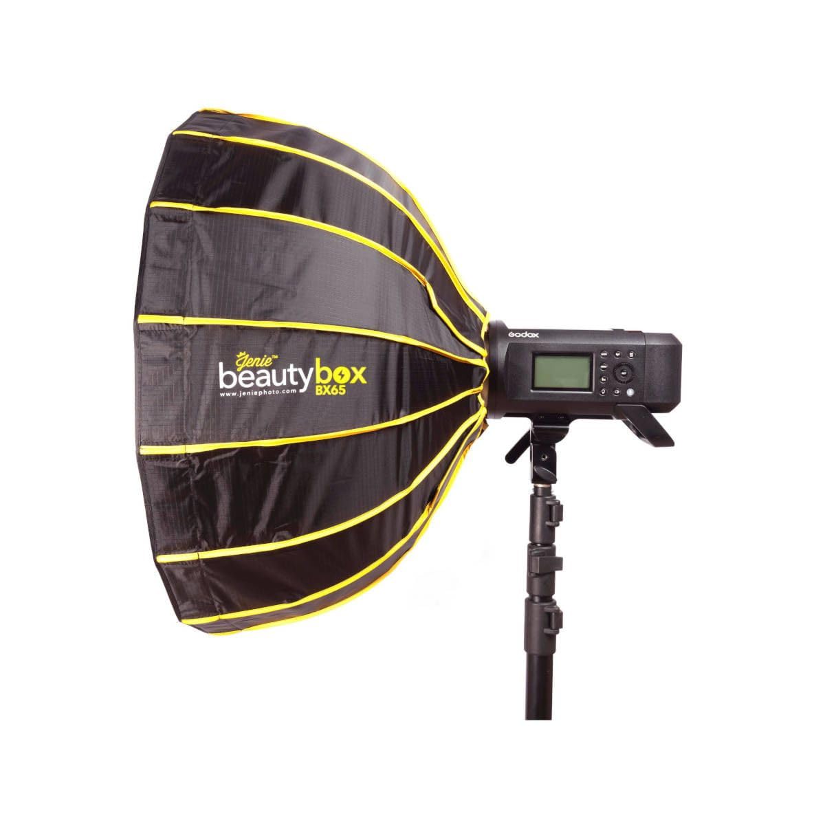 Jenie Beautybox Softbox with Grid 65CM / Bowens/Silver/Lightweight ...