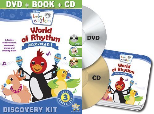 Amazon.com: Baby Einstein: World Of Rhythm Discovery Kit (DVD/ CD ...