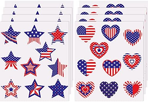 Amazon.com: 500 Pcs 4th of July Stickers Fourth of July Stickers ...