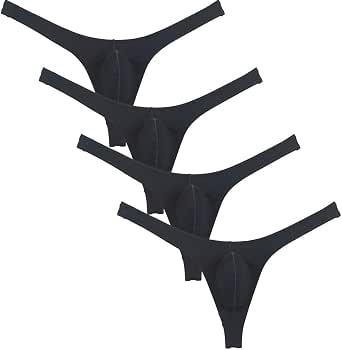 OROCOJUCO Mens Underwear Bulge Pouch Thong Low Rise String Underwear ...