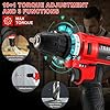 TEENO Cordless Drill Driver 21V,Battery Powered Screwdriver with 2X 1 ...