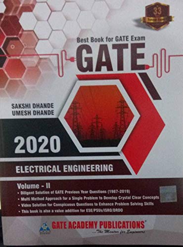 Buy ELECTRICAL ENGINEERING VOL-2 FOR GATE 2020 Book Online at Low ...