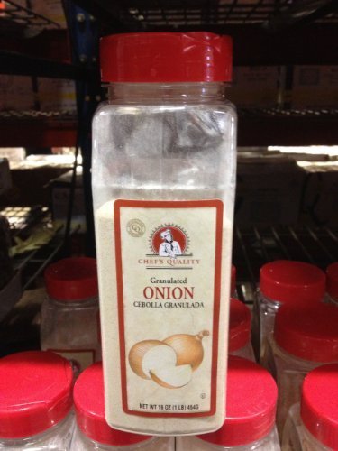 Amazon.com : Chef's Quality Granulated Onion 16 OZ : Onion Spices And ...