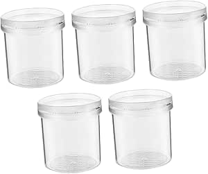 WESIEVYA 5Pcs Transparent Insect Observation Magnifying Jars for ...