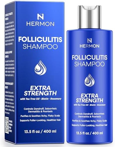 Amazon.com : Hermon Folliculitis Shampoo for Itchy Scalp: Psoriasis ...