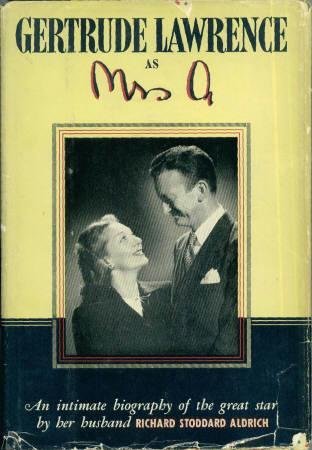 Gertrude Lawrence as Mrs. A.: Aldrich, Richard Stoddard, b/w ...