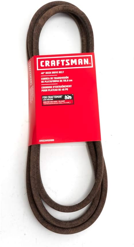 Amazon.com : CRAFTSMAN CMXGZAM501009 46-Inch Deck Belt for Lawn ...