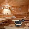 Amazon.com : 7L Aluminum Sauna Bucket And Ladle Kit,black Sauna Bucket ...