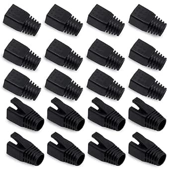 Amazon.com: BENLIUDH RJ45 Connectors Cable Cover, Cat 7 Cat 6 Cables ...