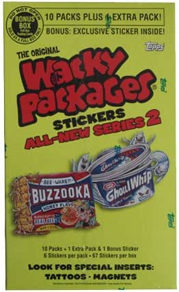 Topps Wacky Packages Series 2 Trading Card Stickers Bonus Box at Amazon ...