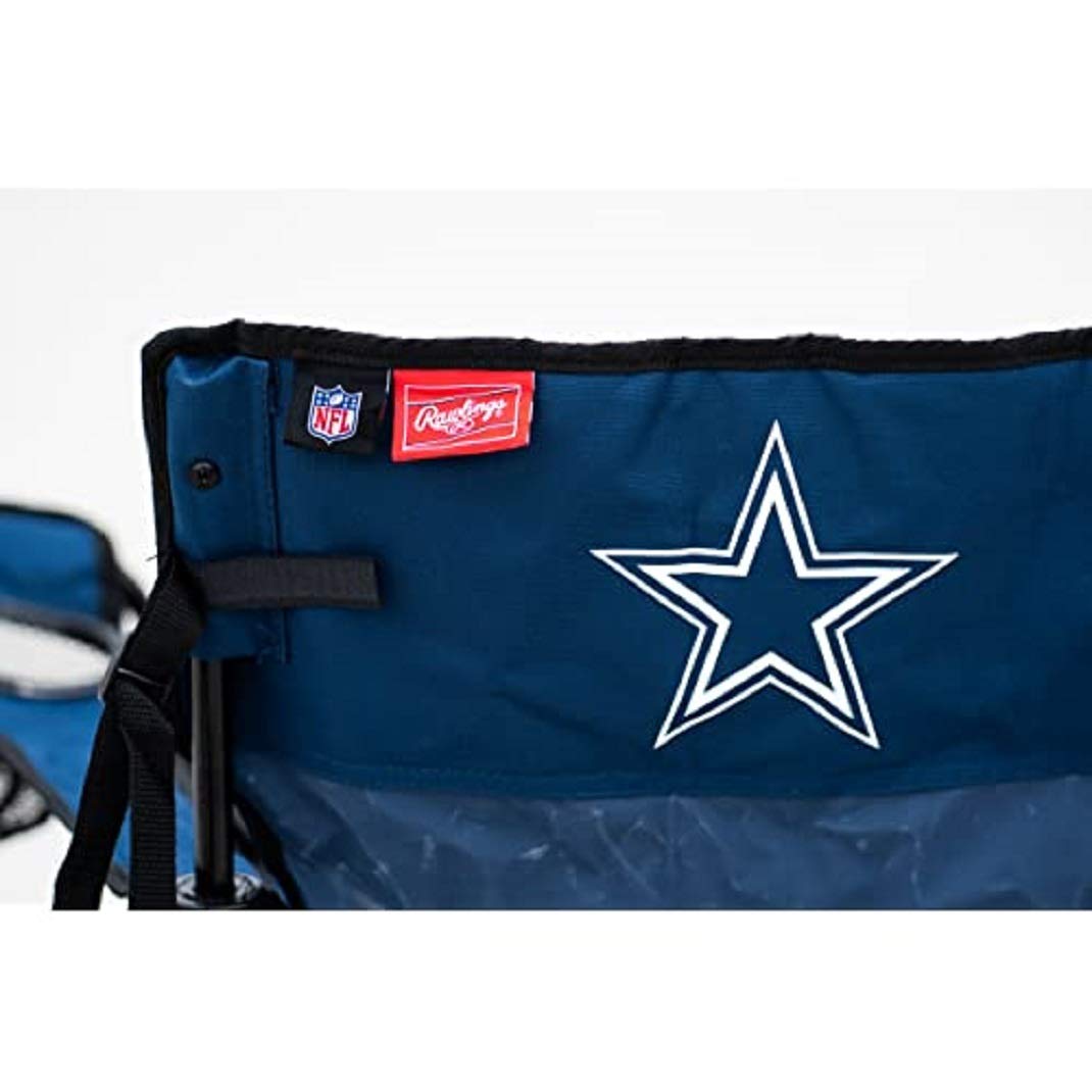 Rawlings NFL Gameday Elite Lightweight Folding Tailgating Chair, with ...