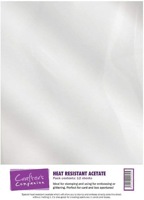 Crafter's Companion Imprimable Carte, Blanc, 160 g/m², 15 Pièces, Heat ...