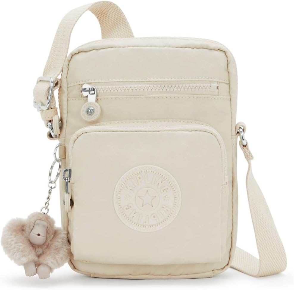 Kipling Gunne Metallic Crossbody Bag Beige Pearl: Handbags: Amazon.com