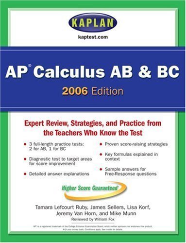 Kaplan AP Calculus AB & BC 2006: Kaplan: 9780743265751: Amazon.com: Books