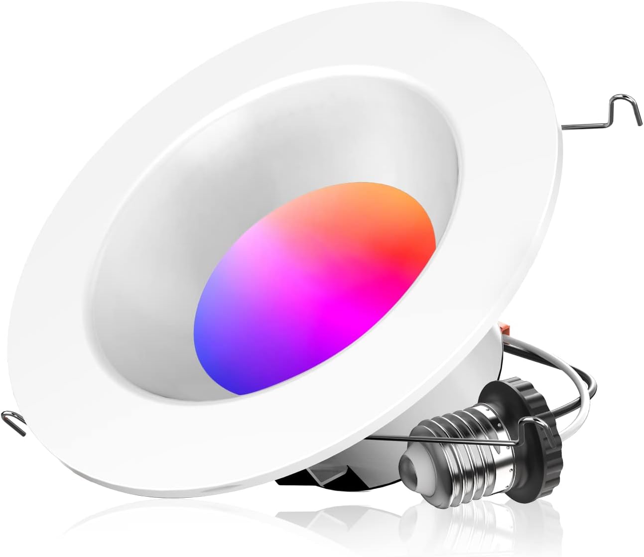 MagicLight Smart Recessed Lighting 6 Inch, Dimmable, RGBCW, 9 Watts ...