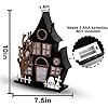 Amazon.com: Halloween Table Decorations Indoor, Lighted Wooden Haunted ...