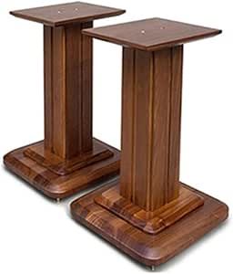 Amazon.com: Universal Floor Speaker Stands, Vibration-Absorbing MDF ...
