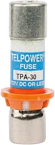 Cooper Bussman TPA-30 TelpowerAlarm Fuse 1/pkg 30A 170VDC 3/8in ...