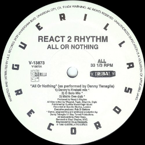 React 2 Rhythm - All or Nothing [Vinyl] - Amazon.com Music
