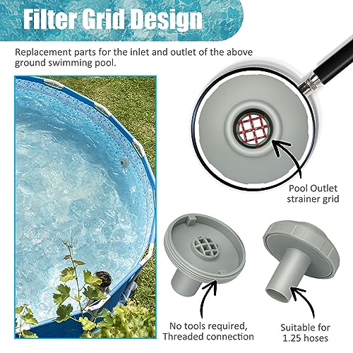 COLEESON Pool Water Jet Connector Kit, 25022E Swimming Pool Nozzle Hose ...